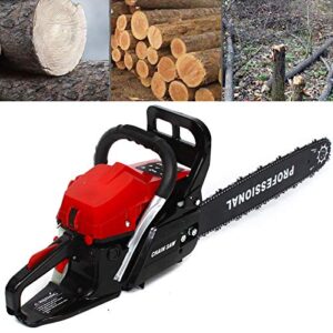 V Gas Chainsaw 62cc 2 Cycle,20" Gasoline Powered Chain Saw 2600W Engine Cutting,Handheld Cordless Chain Saw for Farm Garden Trees