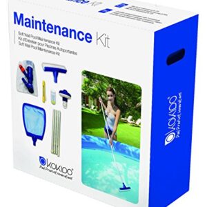 Kokido K483CBX 7 Piece Swimming Pool Starter Maintenance Chlorine Kit w/ Vacuum