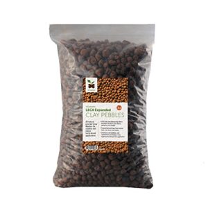 2 lbs xgarden leca expanded clay pebbles – horticultural grade for soil hydroponics aquaponics