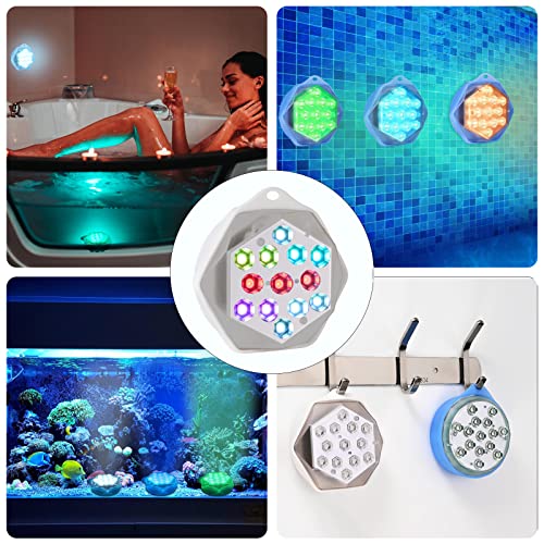 KIMWEI Never Lost Squid Suction Cup for Spa Lights, Hot Tub Lights and Shower Lights with 18pcs Suctions (2 Pack)