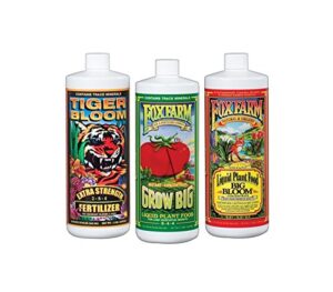 fox farm fx14049 liquid nutrient trio soil formula: big bloom, grow big, tiger bloom (pack of 3 – 32 oz. bottles)