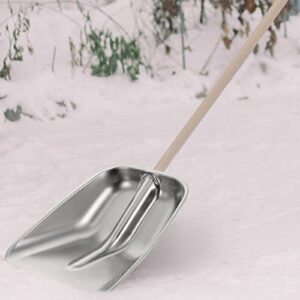 Wide Vehicle Snow Shovel Stainless Steel Snow Shovel Outdoor: for Car Garden Camping Gardening Beach Digging Sand Mud Snow Shovel Snow Shovel Head Replacement Snow Pusher Shovel