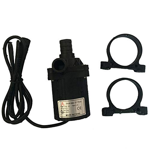 Shysky Tech Micro DC Water Pump 12V 40A-1245, 620L/H, 4.5M, for Garden Fountain, Submersible Water Pump