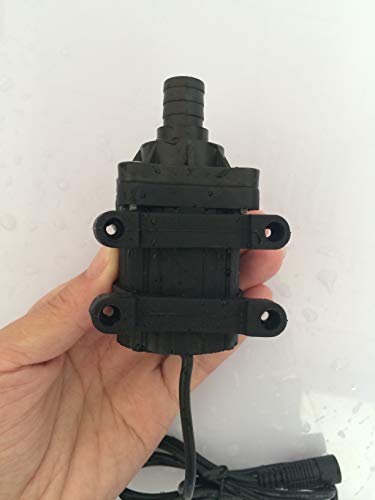 Shysky Tech Micro DC Water Pump 12V 40A-1245, 620L/H, 4.5M, for Garden Fountain, Submersible Water Pump