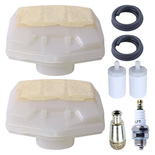 Mtanlo Air Filter Kit Tune Up Kit for Husqvarna 362 365 371 372 372XP Chainsaw with Fuel Filter Oil Line Replacement Parts for 503814502 Garden Power Tools.