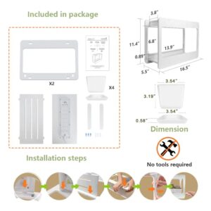 GrowLED Indoor Herb Garden Grow Light Window Frame Shelf Greenhouse Kit Gifts Ideas for Kitchen Veggie Lettuce, Countertop Garden Kit, Tabletop Growing Light Planter, Aero Gardening System Planter