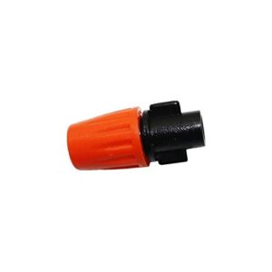 greenhouse micro drip irrigation 6 atomizing spray nozzles, spray cooling humidifier nozzle orange sprayer garden irrigation system gardening accessories (color : orange)