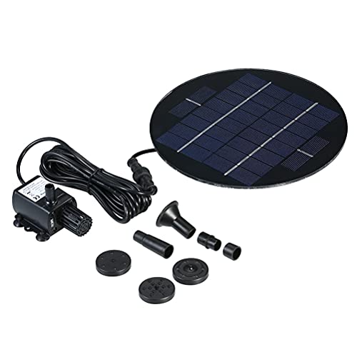 n/a Solar Floating Water Fountain for Garden Pool Pond Birdbath Decoration Solar Powered Fountain Water Pump (Size : 3W 9V)