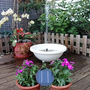 n/a Solar Floating Water Fountain for Garden Pool Pond Birdbath Decoration Solar Powered Fountain Water Pump (Size : 3W 9V)