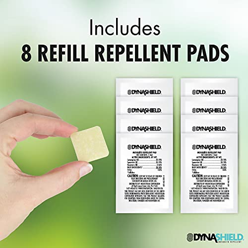 DynaTrap DS1000R8SR DynaShield Repellent Refill Pads-8 Pack, 8, White