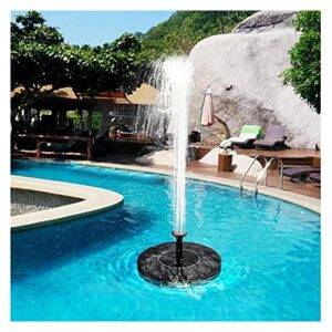 n/a solar powered water fountain outdoor pump bird bath pond waterfall garden decoration pool fountain with floating birdbath