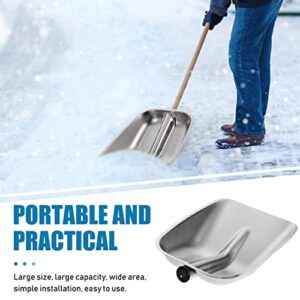 GANAZONO Hand Tools Automotive Tools Snow Shovel Stainless Steel Snow Shovel Without Handle Snow Removal Tool for Car Garden Camping Gardening Beach Digging Sand Mud Hand Tools Automotive Tools