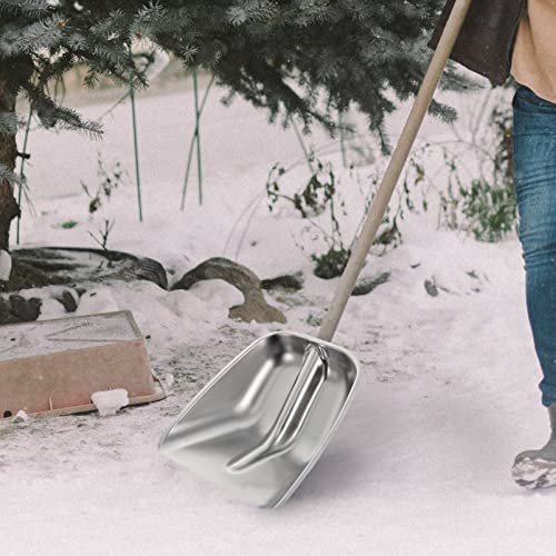 GANAZONO Hand Tools Automotive Tools Snow Shovel Stainless Steel Snow Shovel Without Handle Snow Removal Tool for Car Garden Camping Gardening Beach Digging Sand Mud Hand Tools Automotive Tools