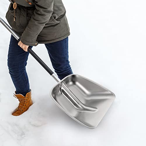 GANAZONO Hand Tools Automotive Tools Snow Shovel Stainless Steel Snow Shovel Without Handle Snow Removal Tool for Car Garden Camping Gardening Beach Digging Sand Mud Hand Tools Automotive Tools