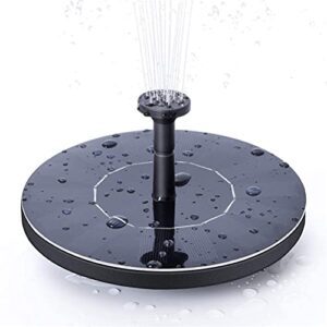 n/a solar floating water fountain bird bath fountain pump pond decoration solar powered fountain water pump for garden and patio