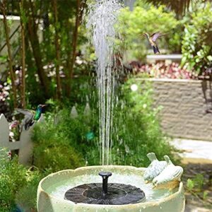 n/a Solar Floating Water Fountain Bird Bath Fountain Pump Pond Decoration Solar Powered Fountain Water Pump for Garden and Patio