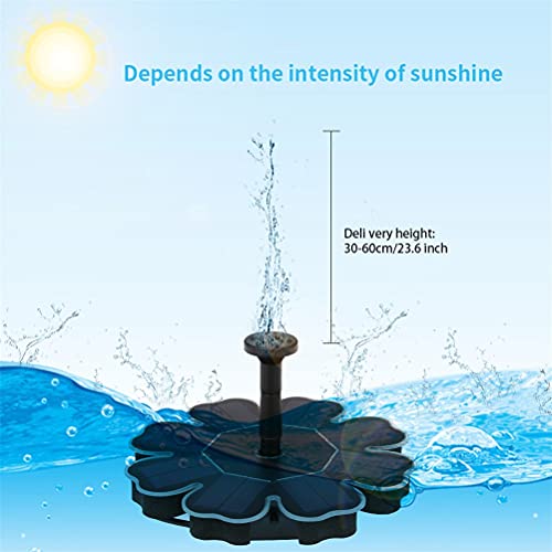 n/a Mini Solar Powered Bird Bath Water Fountain Garden Pool Outdoor Solar Panel Kit Floating Water Pumps