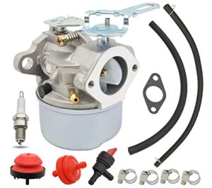 640084b carburetor snow blower carburetor carb compatible for tecumseh 5hp mtd 632107a 632107 640084 640084a toro 521 snow blower hssk40 hssk50 hs50 lh195sa – for 640084b snow blower carburetor