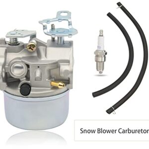 640084B Carburetor Snow Blower Carburetor Carb Compatible for Tecumseh 5HP MTD 632107A 632107 640084 640084A Toro 521 Snow Blower HSSK40 HSSK50 HS50 LH195SA - for 640084B Snow Blower Carburetor