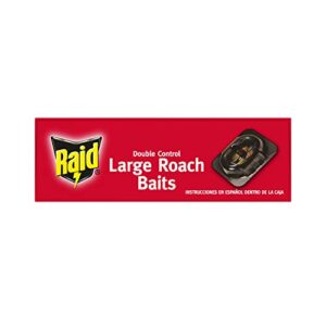 Raid Double Control Large Roach Bait, 8 CT (Pack of 3)