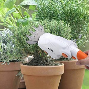 7.2V Hedge Trimmer Battery Powered, Lightweight Cordless Trimmers, 2 in 1 1500mAh Multi-Perspective Adjusted Electric Grass Shears for Garden Ar.N KX7.2VG001(Grass Shear)