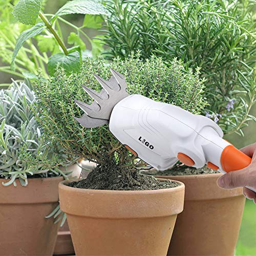 7.2V Hedge Trimmer Battery Powered, Lightweight Cordless Trimmers, 2 in 1 1500mAh Multi-Perspective Adjusted Electric Grass Shears for Garden Ar.N KX7.2VG001(Grass Shear)