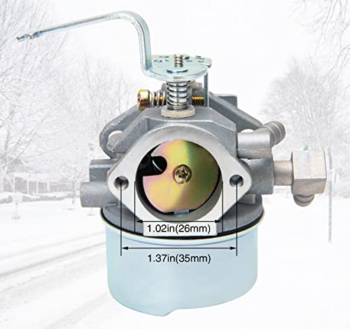 NOTETOUPT 640152 Carburetor for Tecumseh HM80 HM90 HM100 8HP 10HP Engine Snow Blower Mower 5000w Generator 640152 640152A 640023 640260 640260A 640260B 640051 640140-10 HP Carburetor