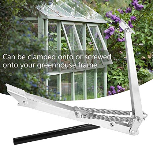 Wiwir Auto Vent Opener Solar Heat Sensitive Automatic Greenhouse Window Opener Auto Vent Kit for Garden Greenhouses Roof Ventilation Lifts 30 Lbs(Double Spring Vent Opener)