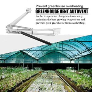 Wiwir Auto Vent Opener Solar Heat Sensitive Automatic Greenhouse Window Opener Auto Vent Kit for Garden Greenhouses Roof Ventilation Lifts 30 Lbs(Double Spring Vent Opener)