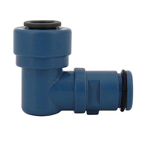 Hydro-Logic Dark Blue Drain Elbow for Merlin GP, 3/8"