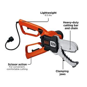 BLACK+DECKER Lopper Chain Saw, 4.5-Amp (LP1000)