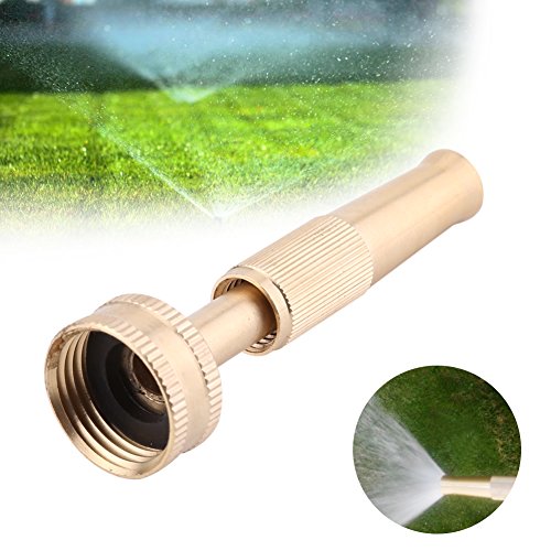 Spray Nozzle, Adjustable Brass High Pressure Garden Hose Sprayer 1 Male Connector Water Head Washer,for Watering Plants Lawn Washing Car Pets Dripper Irrigation Drip Car