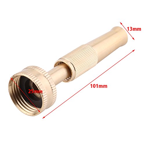 Spray Nozzle, Adjustable Brass High Pressure Garden Hose Sprayer 1 Male Connector Water Head Washer,for Watering Plants Lawn Washing Car Pets Dripper Irrigation Drip Car