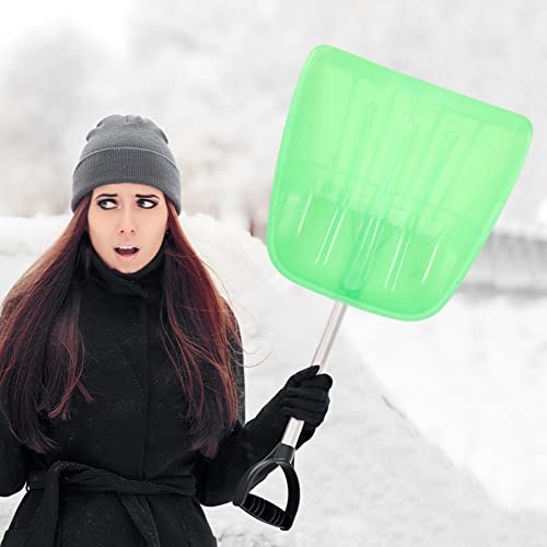 Zerodeko Metal Pooper Scooper Ice Snow Shovel Head Replacement Ice Remover Snow Remove Attachment Head Snow Removal for Gardening Cleaning Garden Beach Ash Shovel