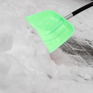 Zerodeko Metal Pooper Scooper Ice Snow Shovel Head Replacement Ice Remover Snow Remove Attachment Head Snow Removal for Gardening Cleaning Garden Beach Ash Shovel