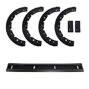 LAWN & GARDEN AMC Snow Thrower Paddle Kit Compatible with MTD 753-0613 Kit (4 Spirals, 2 Paddles). Includes Scraper Bar Compatible with MTD 731-1033