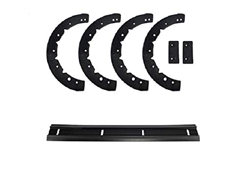 LAWN & GARDEN AMC Snow Thrower Paddle Kit Compatible with MTD 753-0613 Kit (4 Spirals, 2 Paddles). Includes Scraper Bar Compatible with MTD 731-1033