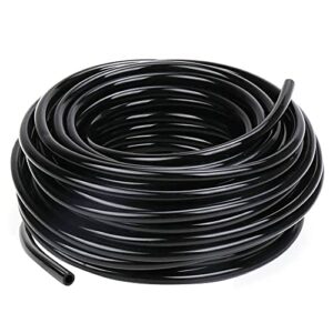 hourleey 50 feet blank distribution tubing irrigation drip hose, 1/4 inch drip line