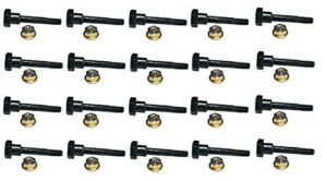 lawn & garden amc 20 pack, compatible with honda snowblower shear pins & nut part #’s 90102-732-010 & 90114-sa0-000, code 1410182, 1533355