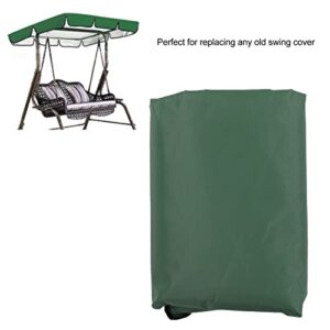 Hosi Rocking Chair Cover Universal Snow Shade Easy to Install Silver Oxford Cloth UV Resistant for Garden