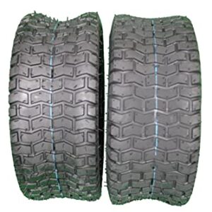 (Set of 2) 15x6.00-6 4 PLY TURF TIRES FOR LAWN & GARDEN ATW-001