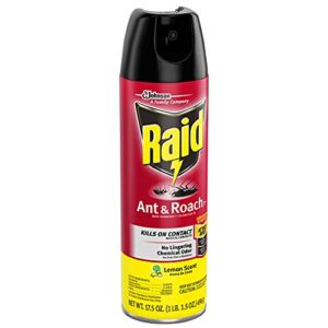 Raid Ant & Roach Killer Lemon Scent 1.09 Pound (Pack of 8)