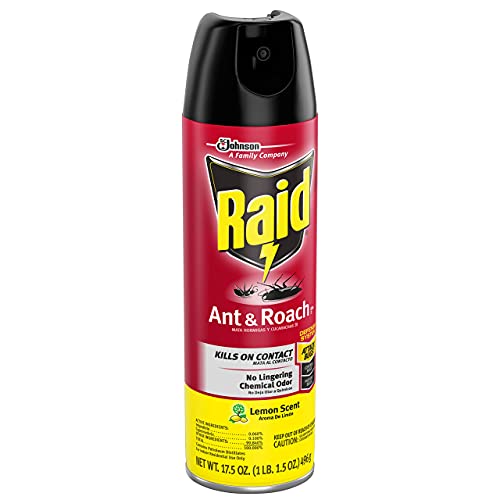 Raid Ant & Roach Killer Lemon Scent 1.09 Pound (Pack of 8)