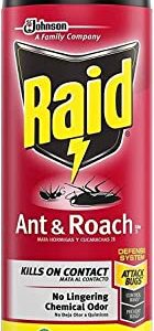 Raid Ant & Roach Killer Lemon Scent 1.09 Pound (Pack of 8)