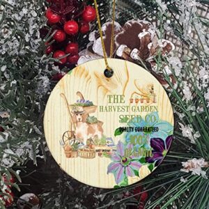 ornaments for christmas the dog pet owner harvest garden seeds & saplings quality quaranteed organic bulbs plant tree hanging accents new home ornament ceramic keepsake funny christmas decor for livin