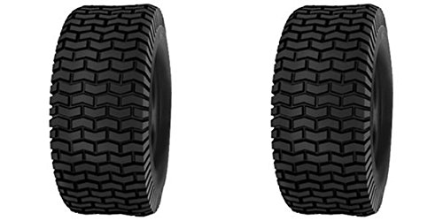 13x5.00-6 13x5.00x6 Deestone 4 Ply Rated Tubeless Turf Tires (SET OF 2)