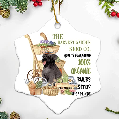 Memorial Pendant Christmas Ornaments The Dog Pet Owner Vegetables And Flowers Harvest Garden Organic Bulbs Seeds & Saplings Christmas Keepsake Pendant Decorations Ornament Gifts Hanging Ornament for C