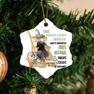 Memorial Pendant Christmas Ornaments The Dog Pet Owner Vegetables And Flowers Harvest Garden Organic Bulbs Seeds & Saplings Christmas Keepsake Pendant Decorations Ornament Gifts Hanging Ornament for C