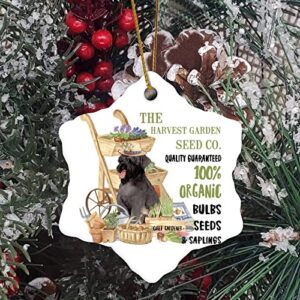 Memorial Pendant Christmas Ornaments The Dog Pet Owner Vegetables And Flowers Harvest Garden Organic Bulbs Seeds & Saplings Christmas Keepsake Pendant Decorations Ornament Gifts Hanging Ornament for C