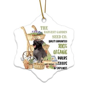 Memorial Pendant Christmas Ornaments The Dog Pet Owner Vegetables And Flowers Harvest Garden Organic Bulbs Seeds & Saplings Christmas Keepsake Pendant Decorations Ornament Gifts Hanging Ornament for C